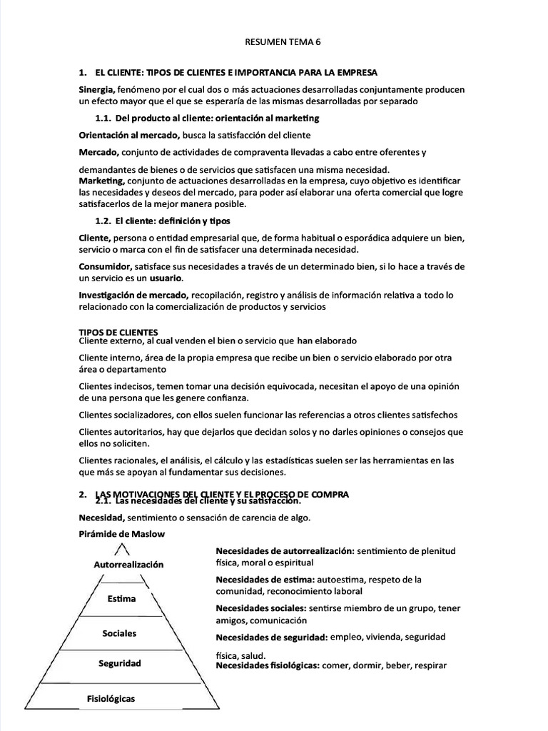 PDF Resumen Tema 6 Cac Compress | PDF