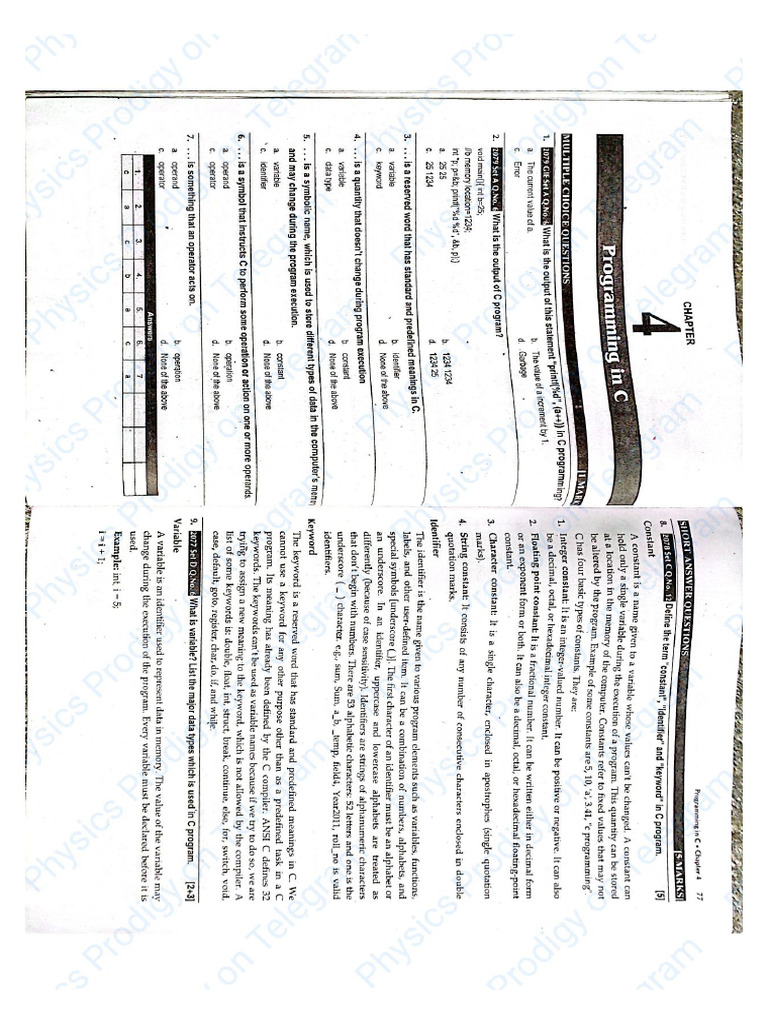 C Programming Note | PDF