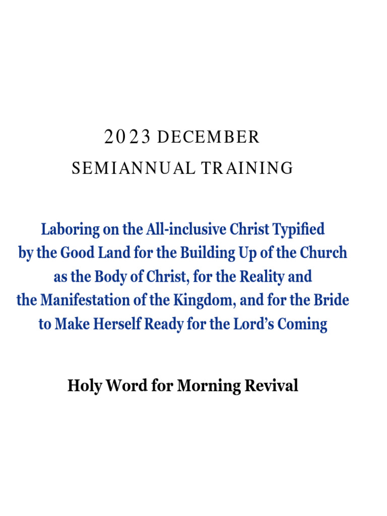 2023-DST - Eng | PDF | Jesus | Demons