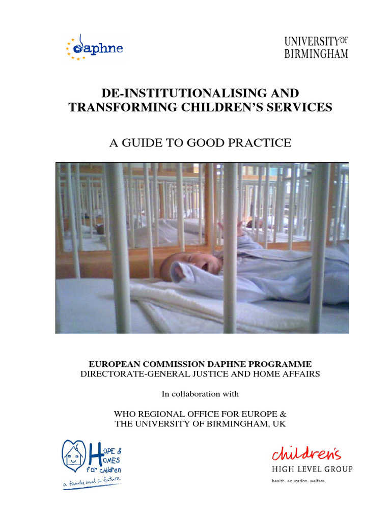 Deinstitutionaliation Manual - Daphne | PDF | Family | Foster Care