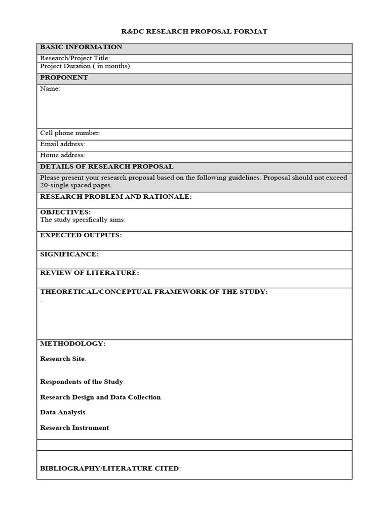 Proposal Paper Format 1 | PDF