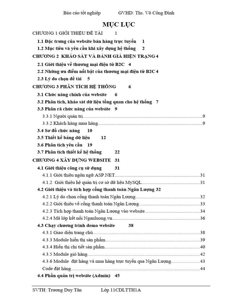 Bao Cao Do An | PDF