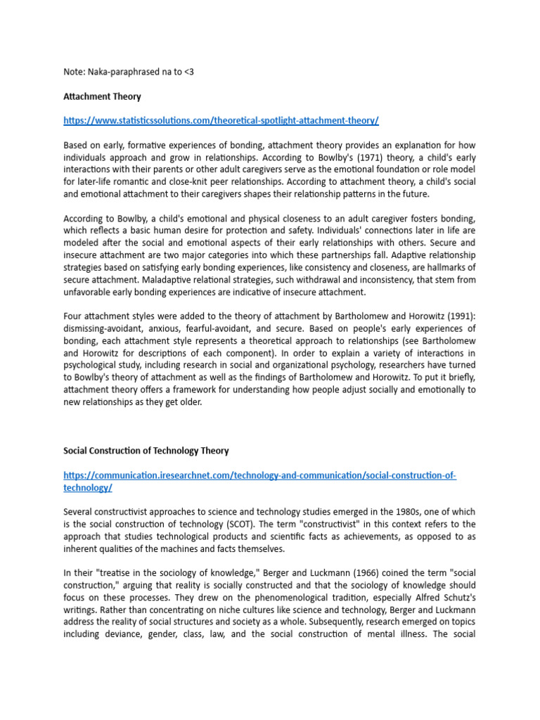 Theories | PDF