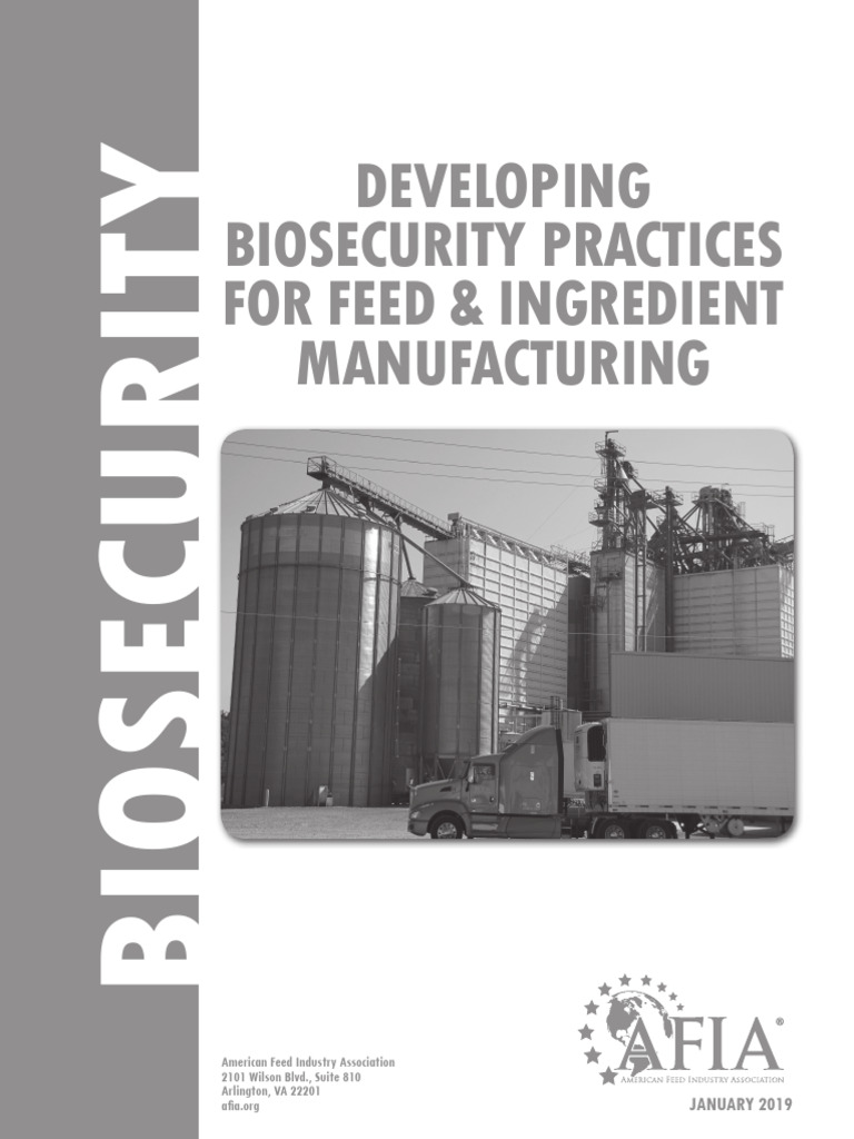 Biosecurity Practices for Feed Manufacturing | PDF | Food Safety | Risk