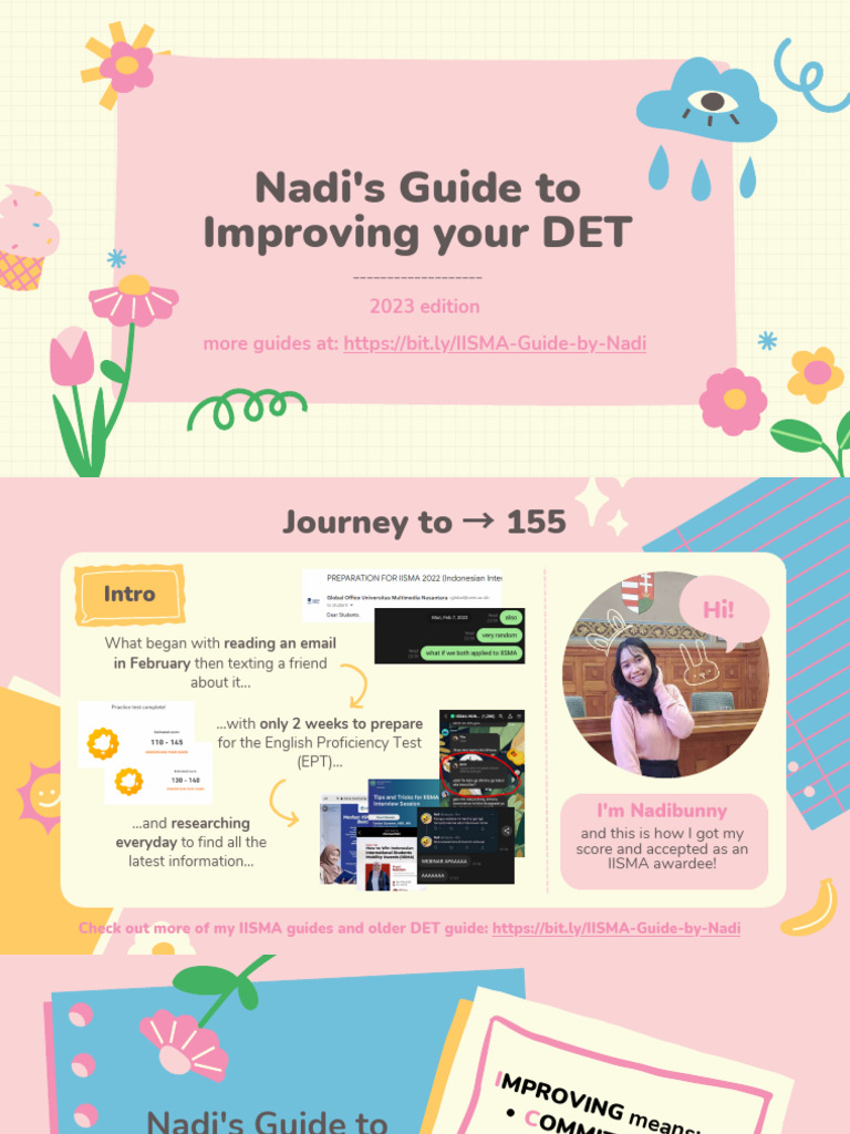 Nadi's DET Improvement Guide 2023 | PDF | Argument | Linguistic Morphology