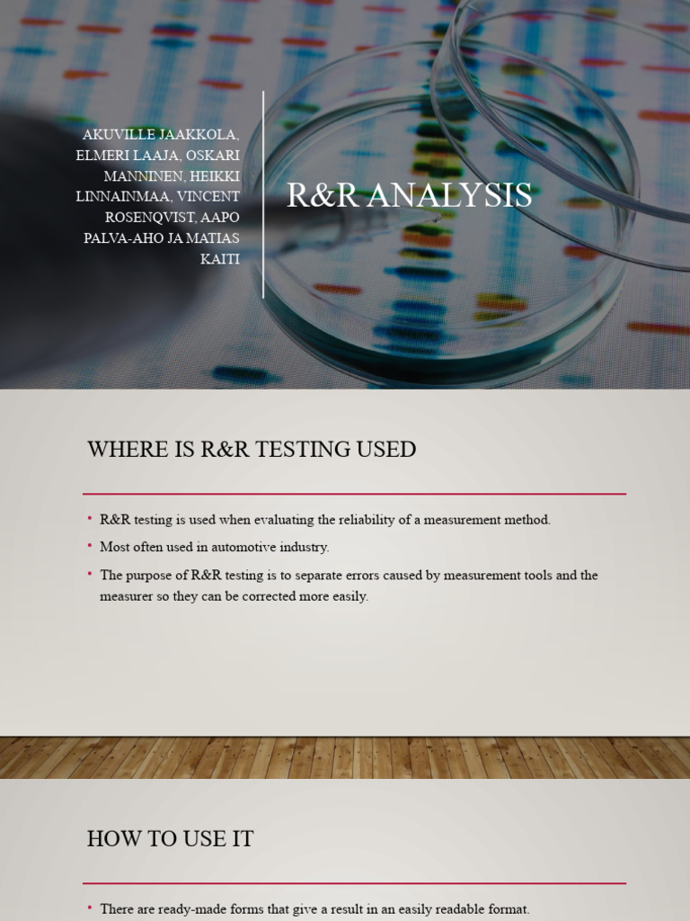 RR Analysis | PDF | Technology & Engineering