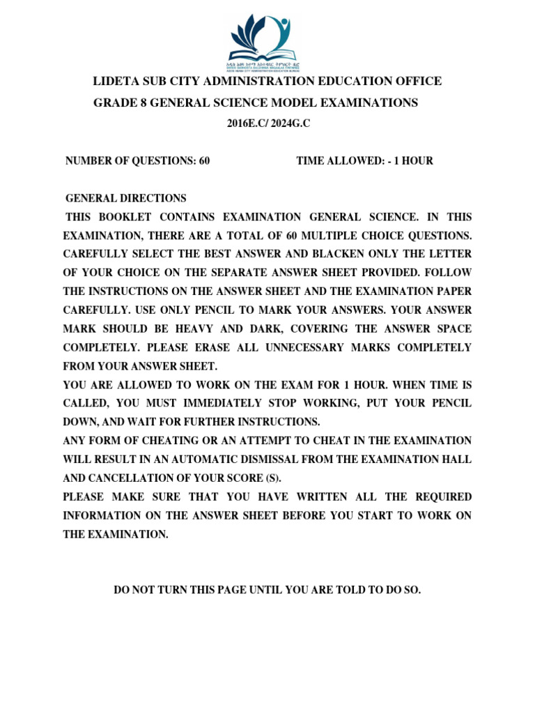 General Science Model Grade 8 | PDF | Proton | Neutron