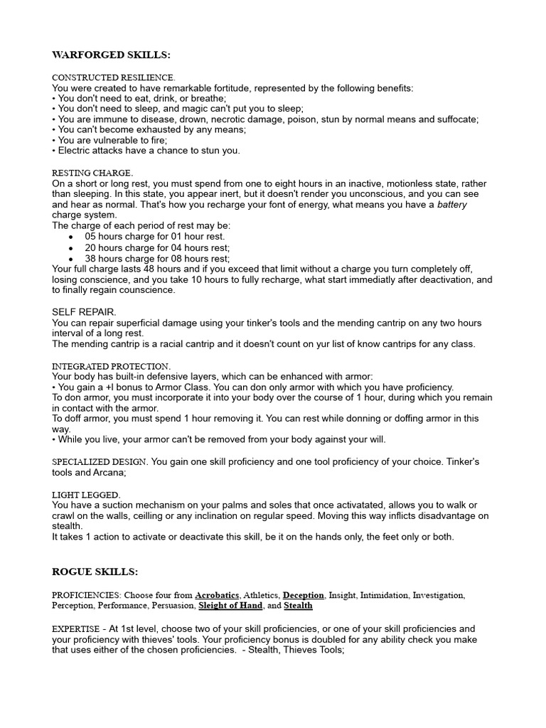 LockNutSkillz | PDF | D20 System | Dungeons & Dragons