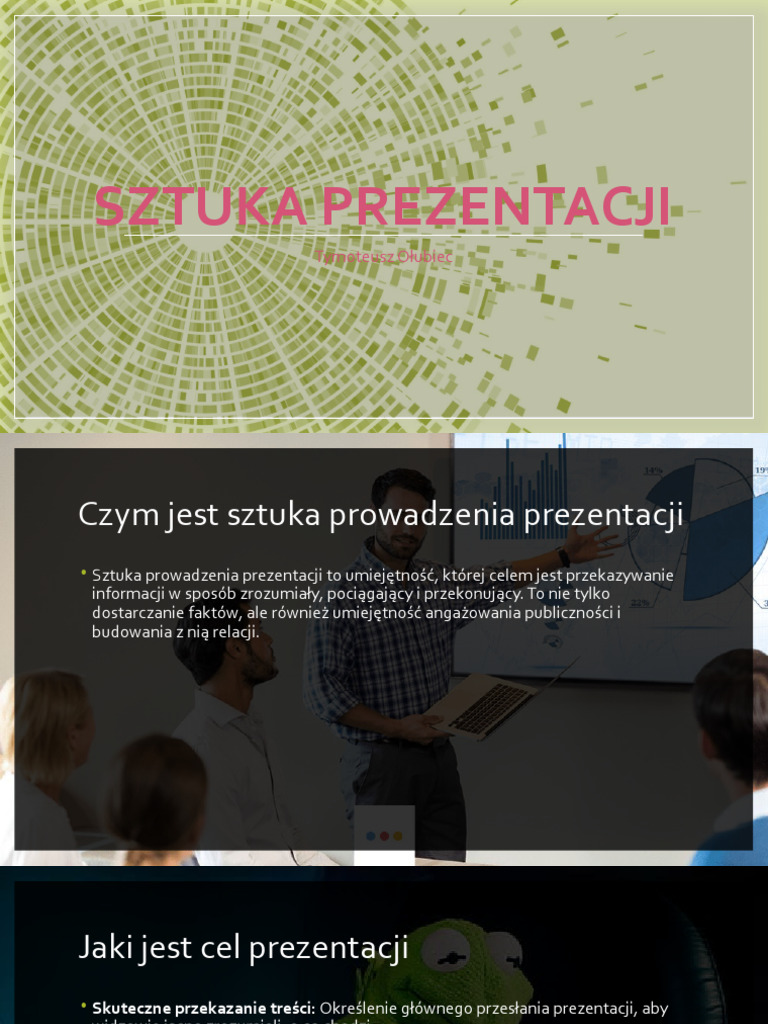 Sztuka prezentacji | PDF