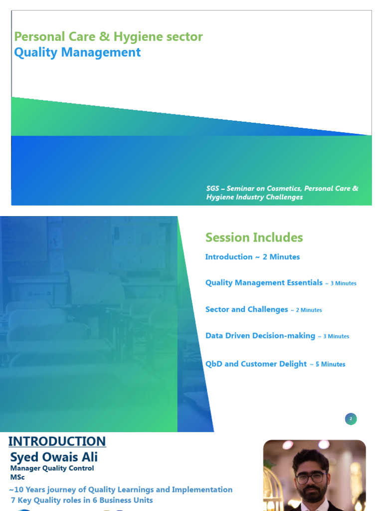 SGS Seminar Presentation | PDF | Quality Management | Quality Assurance