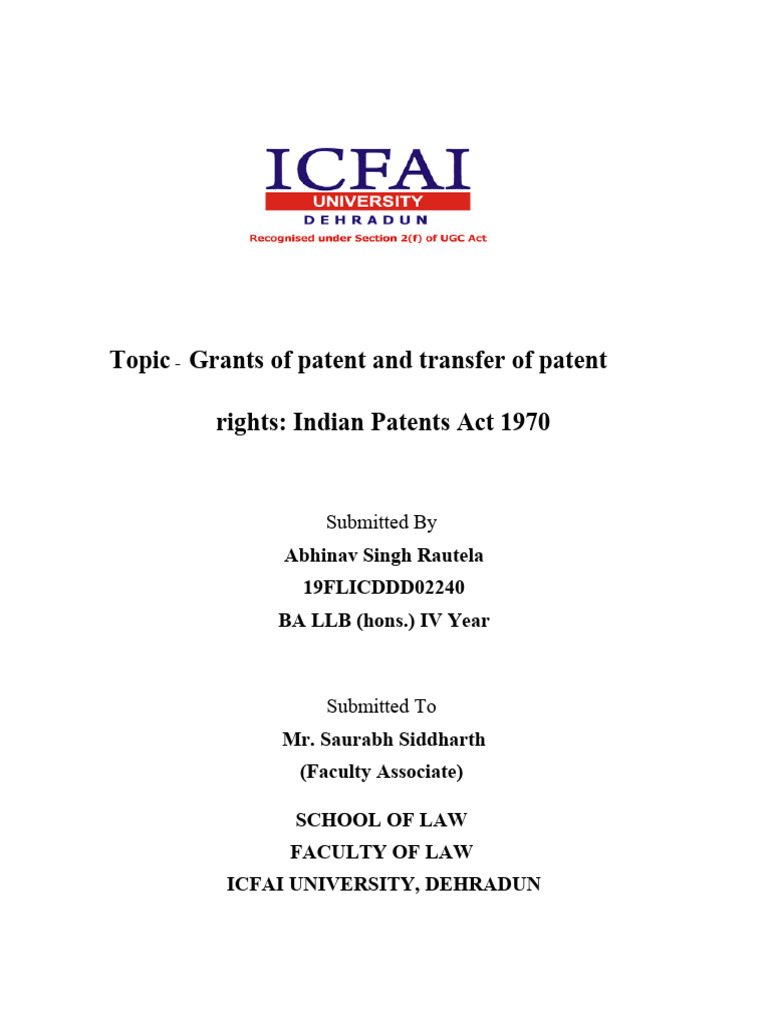 Patent Assignment IV Year | PDF | Patent | License