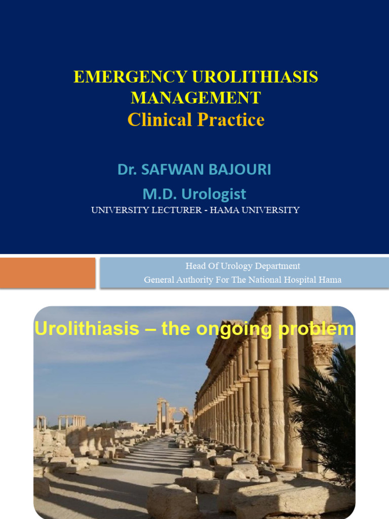 Emergency Urolithiasis Patients | PDF | Medical Imaging | Clinical Medicine