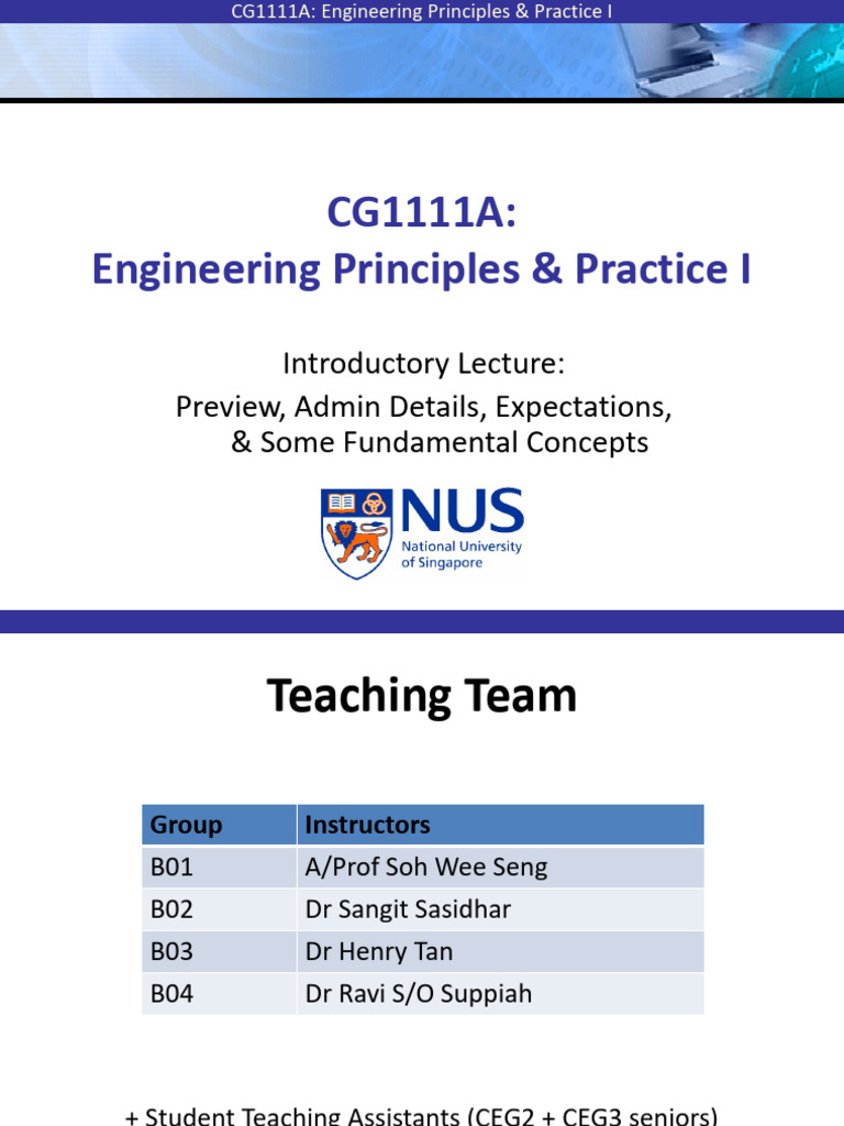 CG1111A One-Off Lecture On 08 Aug 2022 | PDF | Electrical Network | Resistor