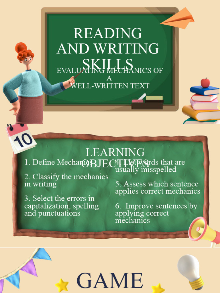 Writing Mechanics: Errors & Corrections | PDF | Punctuation | Spelling