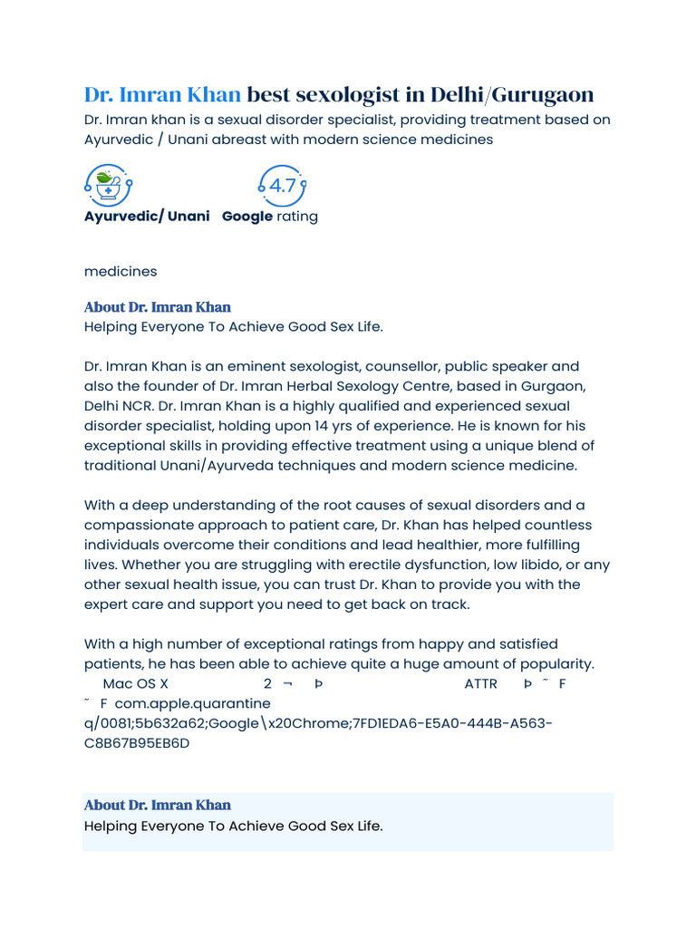 Dr Imran khan sexologist | PDF | Ejaculation | Orgasm