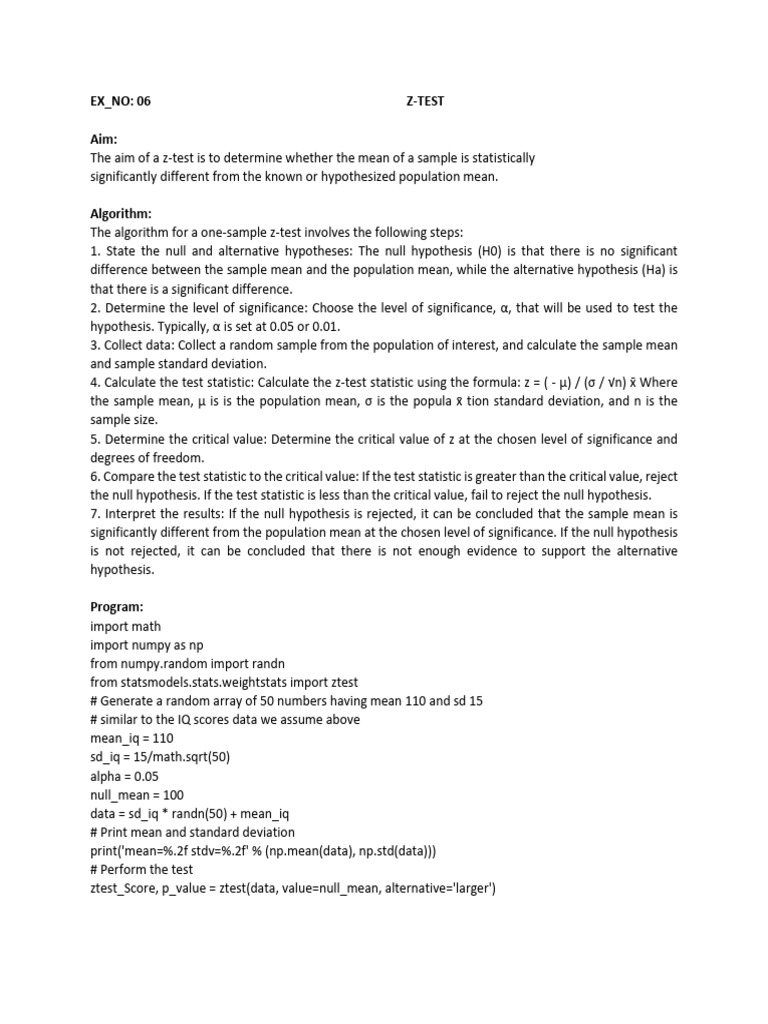 AD3411 - 6 To11 | PDF | P Value | Statistical Significance