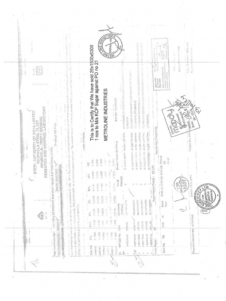 28 MM UT Report-4 | PDF