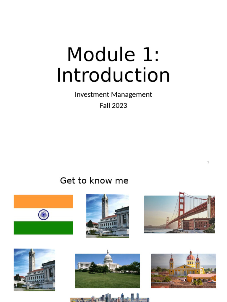 Fine 441 Module1 Introduction | PDF | Option (Finance) | Futures Contract