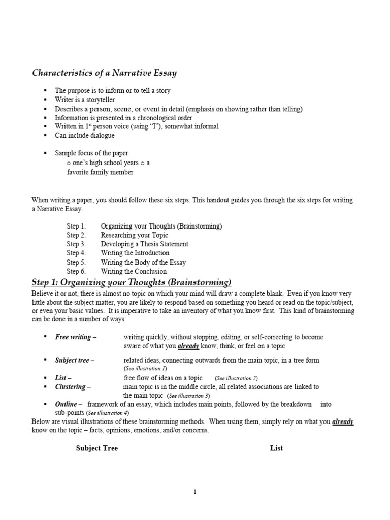 Planning Narrative Essay | PDF | Essays | Laughter