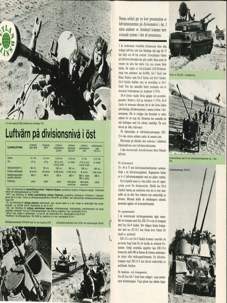 Armenytt nr2 76 s16-19 - LV På Div Nivå I Öst | PDF