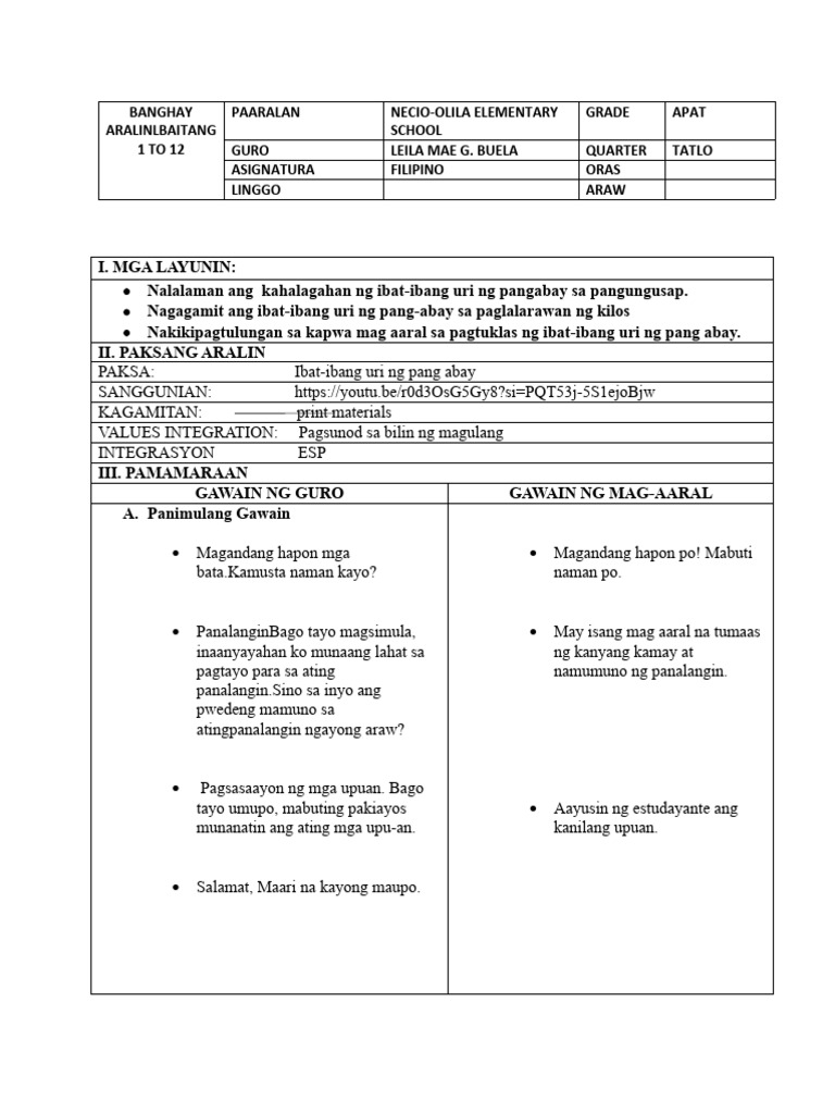 Filipino Tuesday. | PDF