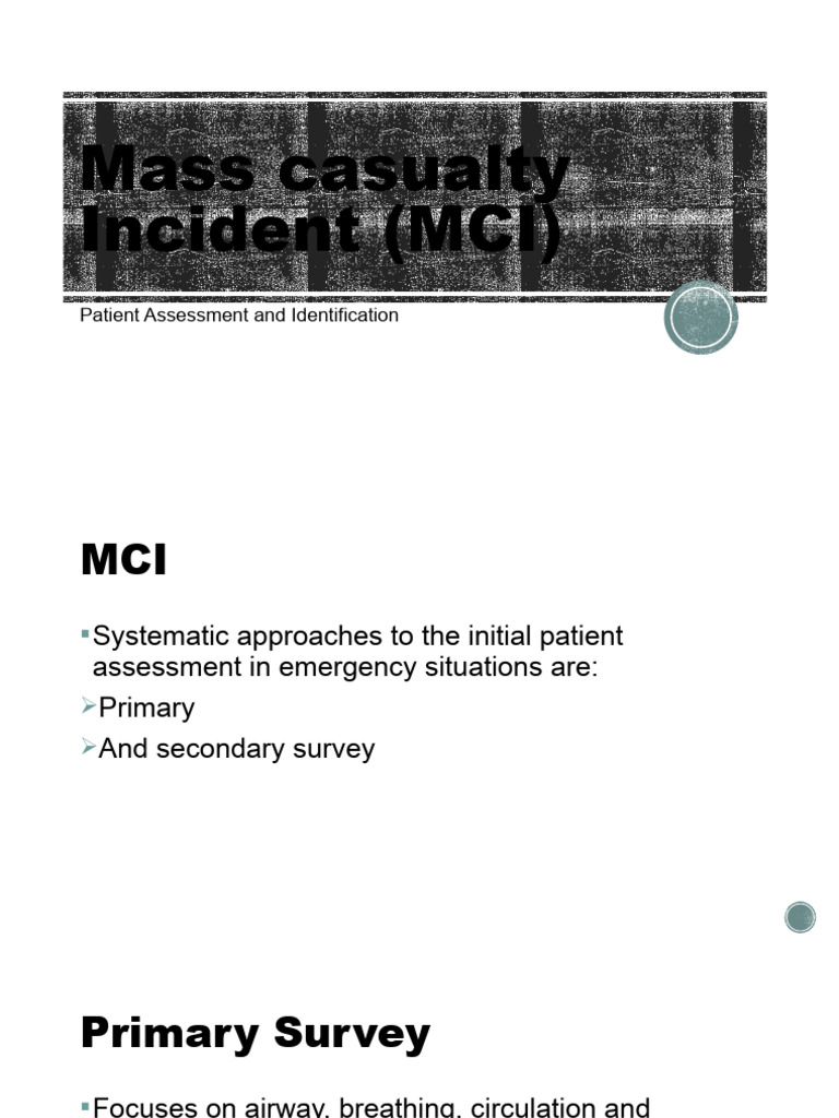 Mass Casualty Incident MCI | PDF | Respiratory Tract | Breathing