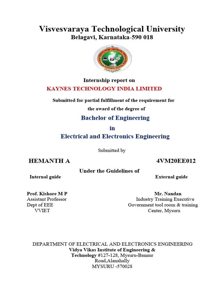 Final Internship Reports (Kaynes) | PDF | Printed Circuit Board | Soldering