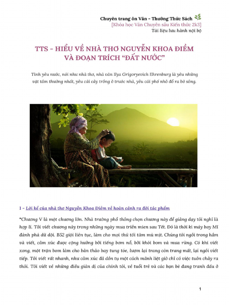 TTS - (2) ĐẤT NƯỚC | PDF