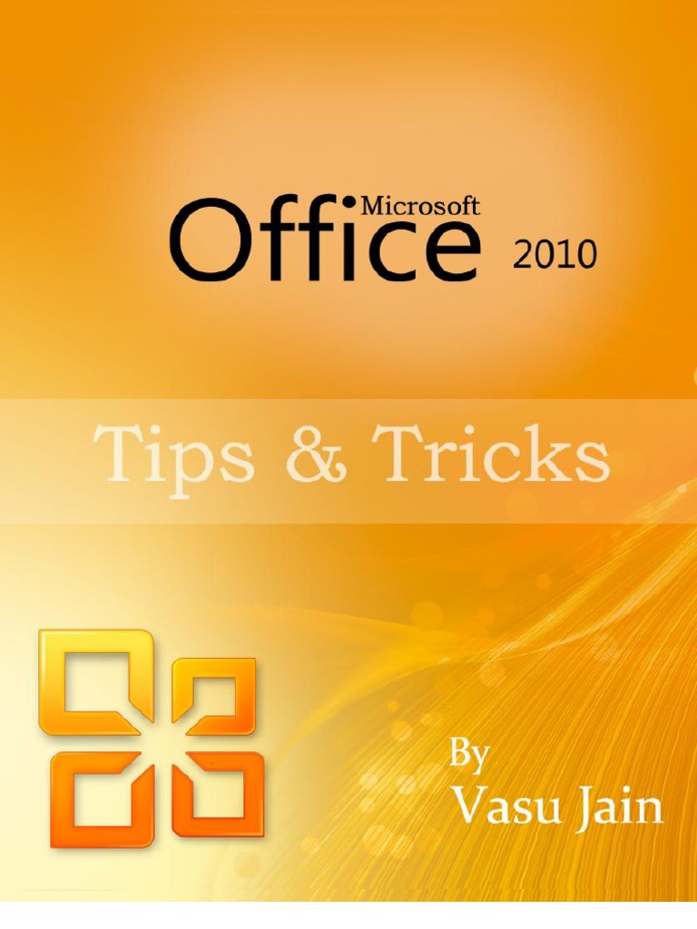 Office Tips and Tricks | PDF | Microsoft Office 2010 | Microsoft Office