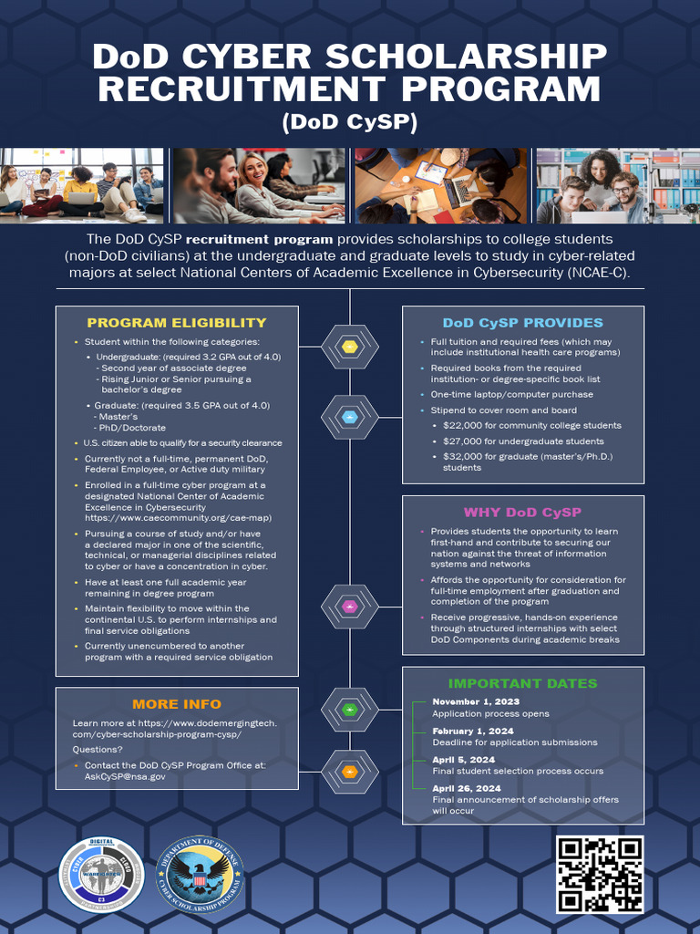 DoD CySP Recruitment Program Fact Sheet | PDF | Doctor Of Philosophy ...