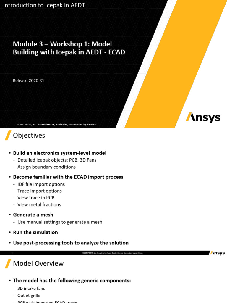 Aedt Icepak Int 2020r1 en Ws03.1 | PDF | Turbulence | Fluid Dynamics