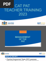 Mr Long's CAT PAT Progress Tracker | PDF