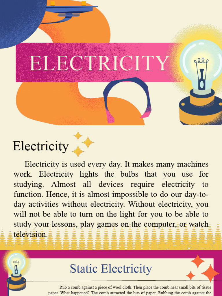 Understanding Human Harnessed Electricity | PDF | Electric Charge ...