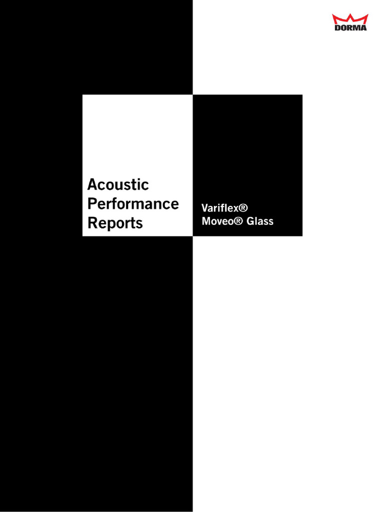 Acoustic Performance Reports | PDF