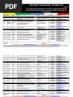 2026 ASA National Fixtures Schedule | PDF | Sport Of Athletics | Sports