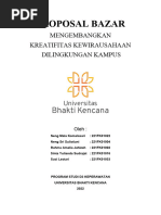 Proposal Kegiatan Bazar | PDF