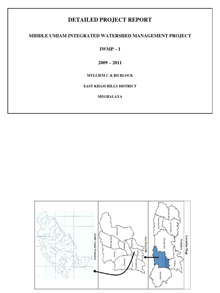 IWMP Mylliem I | PDF | Agriculture | Erosion