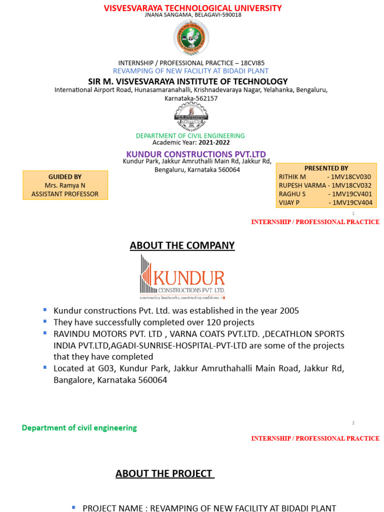 Internship Final Pdf Concrete Materials