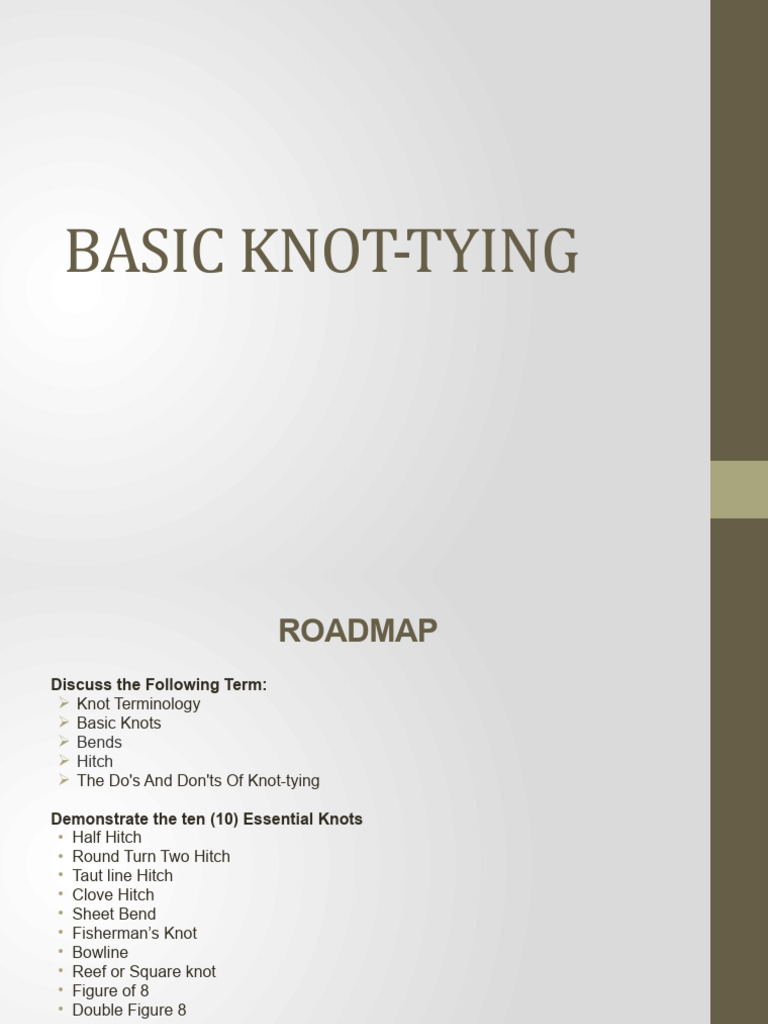 Rope Techniques Pdf Knot Ropework