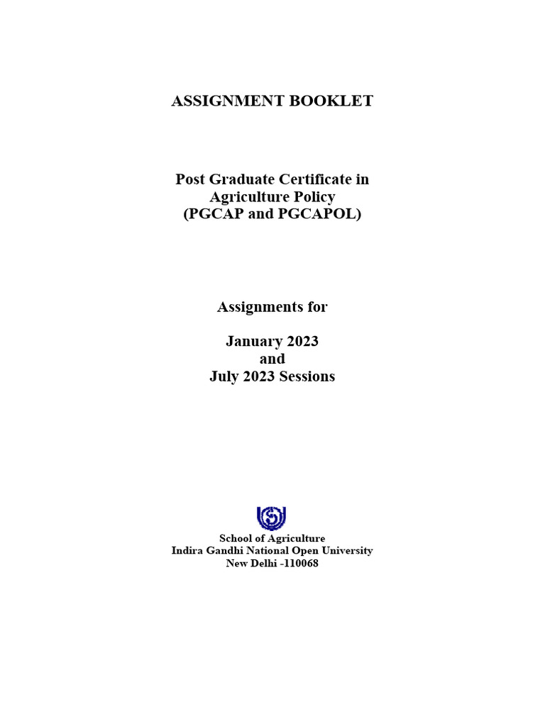 Assignments PGCAP & PGCAPOL 2023 | PDF | Gross Domestic Product | Economies