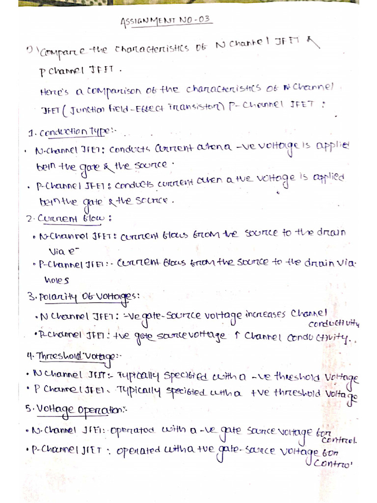 Basic Electronics Assignment | PDF