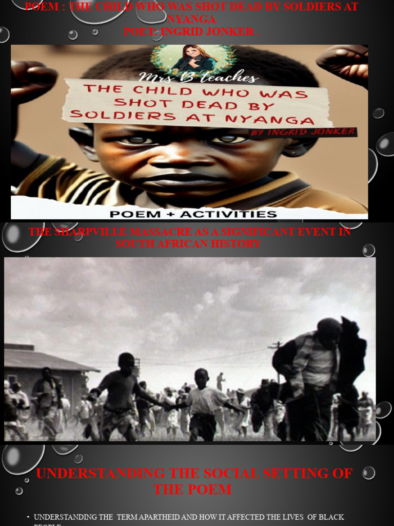 Poem 2 by Ingrid Jonker | PDF | Poetry | Apartheid