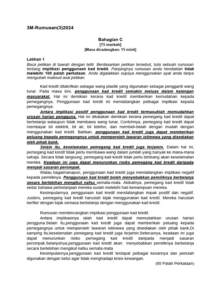 ?3M Rumusan (3) 2024 | PDF