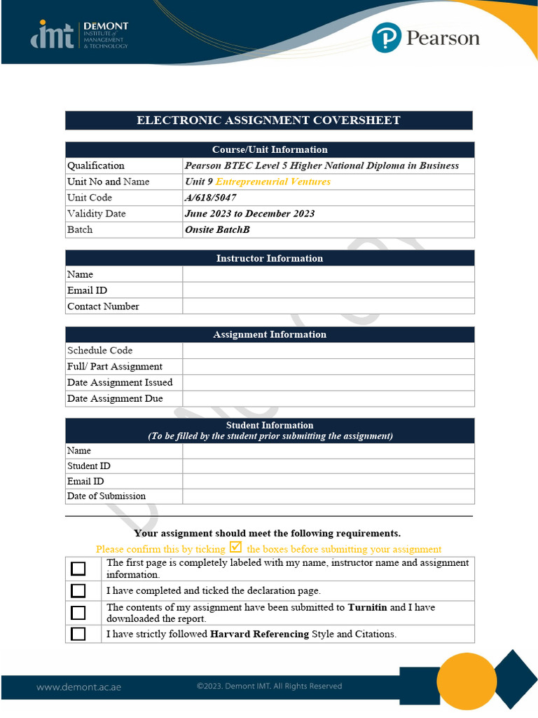 Ev Sample Assignment | PDF | Entrepreneurship | Mindset