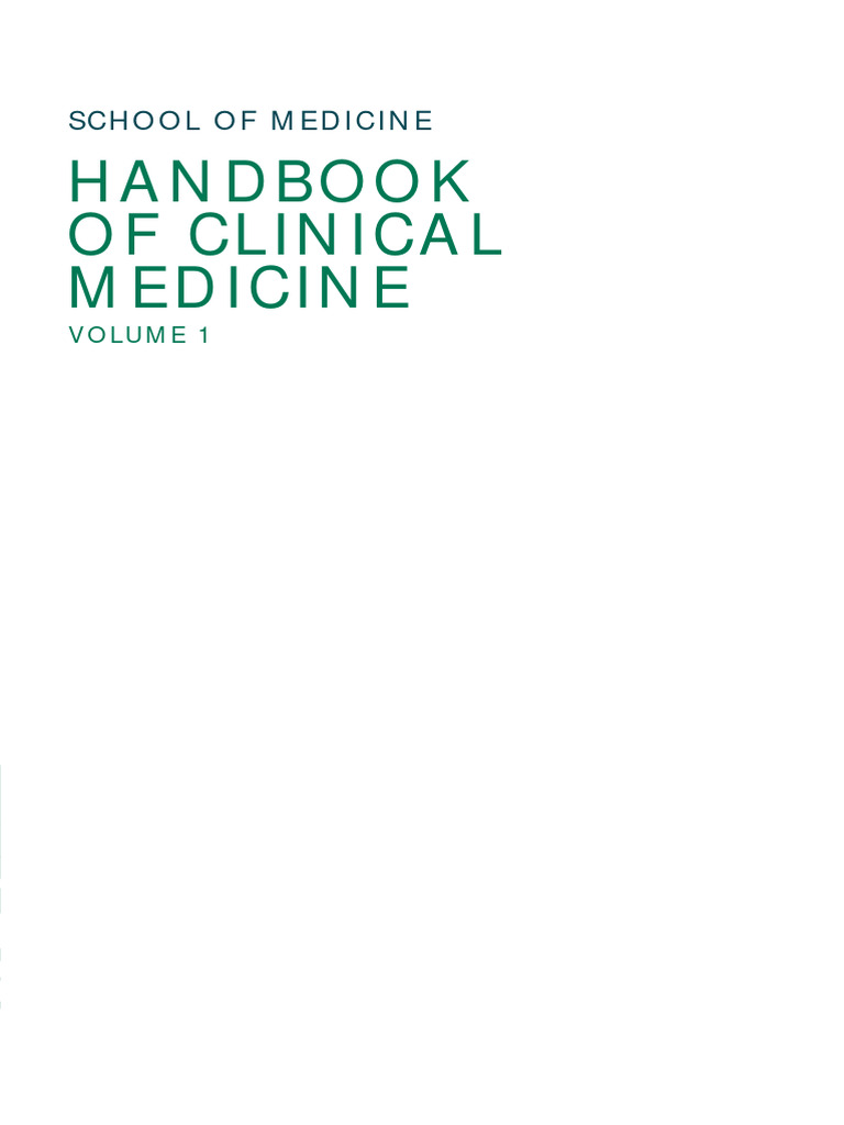 Clinical Medicine Volume 1 Pdf Myocardial Infarction Coronary