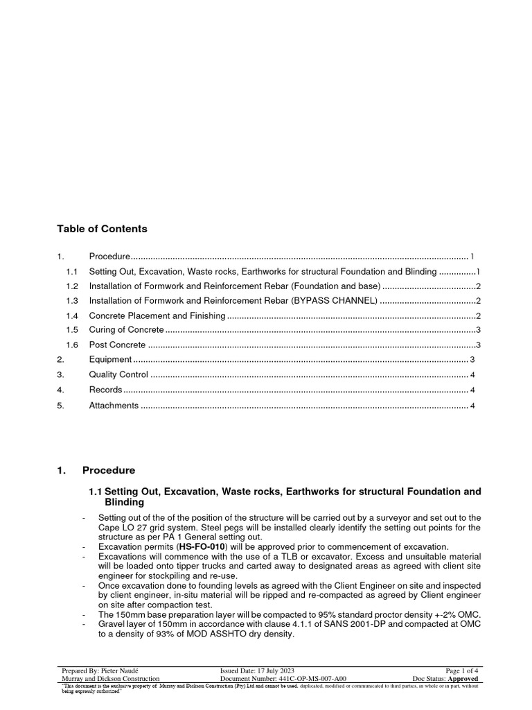 Silt Trap | PDF | Concrete | Building Materials