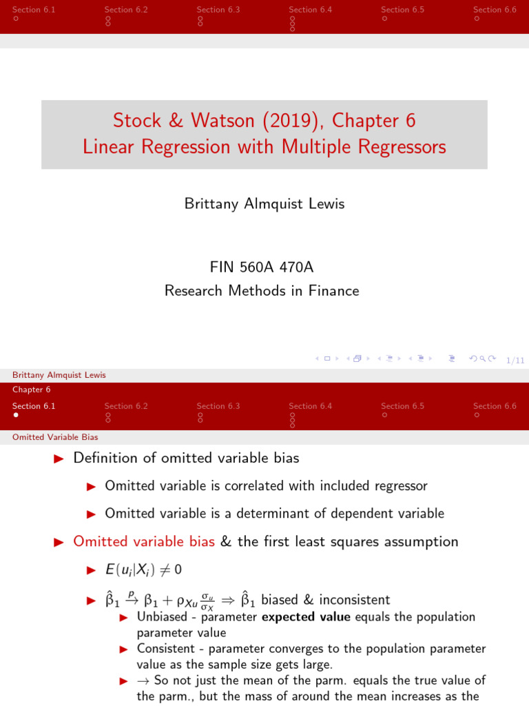 Chapt 06 | PDF | Bias Of An Estimator | Actuarial Science