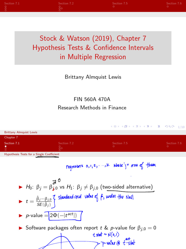 Chapt 07 | Download Free PDF | Dependent And Independent Variables | Applied Mathematics
