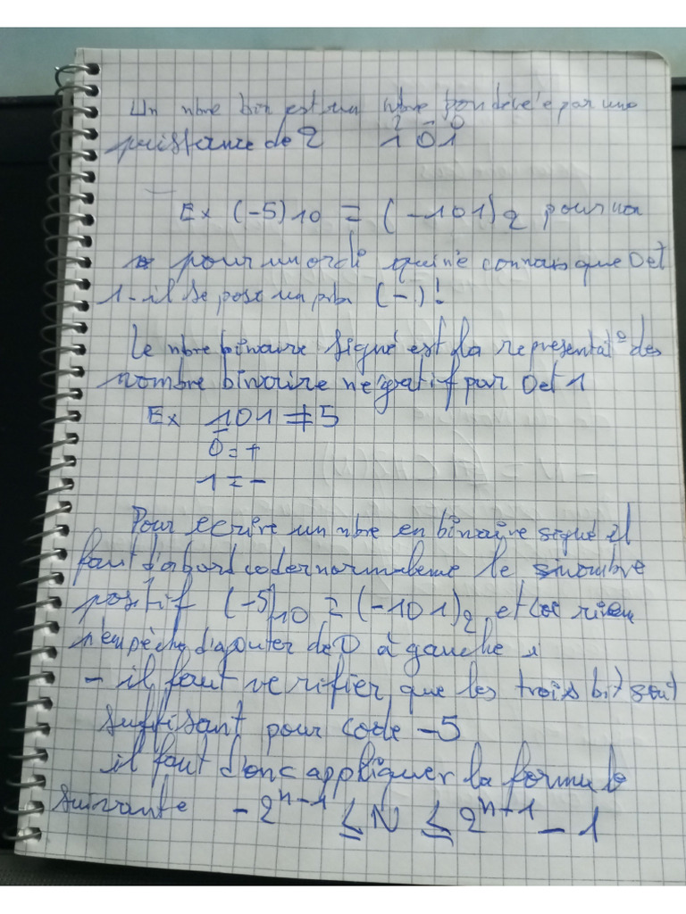 Binaire Signé | PDF