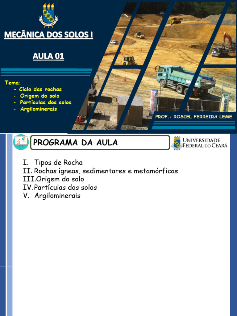Ciclo Das Rochas E Formação Do Solo Pdf Intemperismo Rocha ígnea